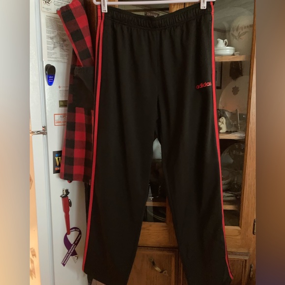 adidas | Pants | Mens Adidas Large Jogging Pants With Drawstrings ...